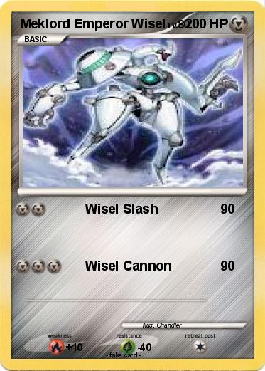 Pokémon Meklord Emperor Wisel 3 3 - Wisel Slash - My Pokemon Card