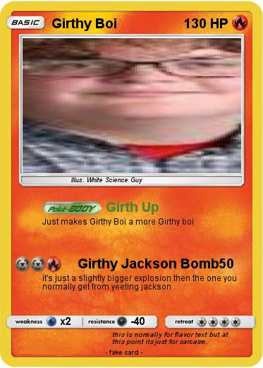 Pokémon Girthy Boi - Girth Up - My Pokemon Card