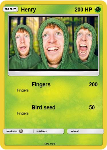 Pokémon Henry 1083 1083 - Fingers - My Pokemon Card
