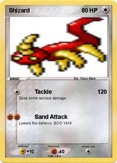 Pokémon Shizard - Tackle - My Pokemon Card