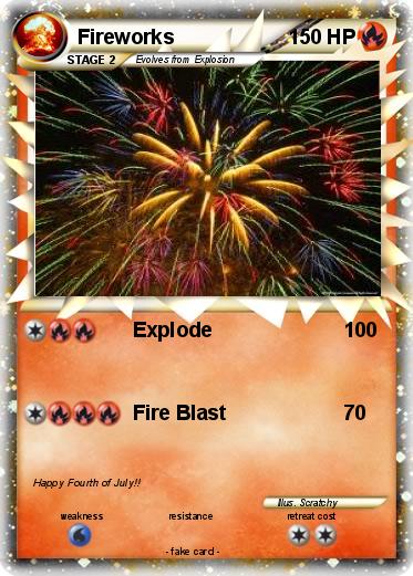 Pokémon Fireworks 13 13 - Explode - My Pokemon Card