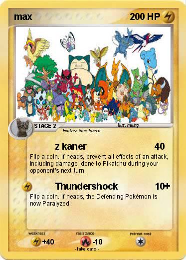 Pokémon max 1262 1262 - z kaner - My Pokemon Card