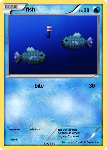 Pokémon fish 354 354 - bite - My Pokemon Card