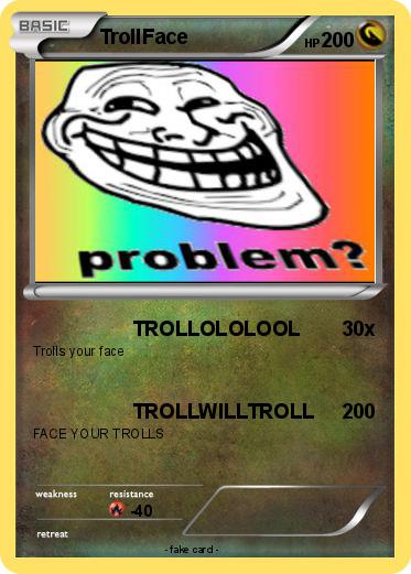 Pokémon TrollFace 775 775 - TROLLOLOLOOL - My Pokemon Card