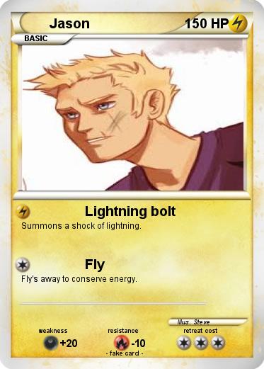 Pokémon Jason 1583 1583 - Lightning bolt - My Pokemon Card