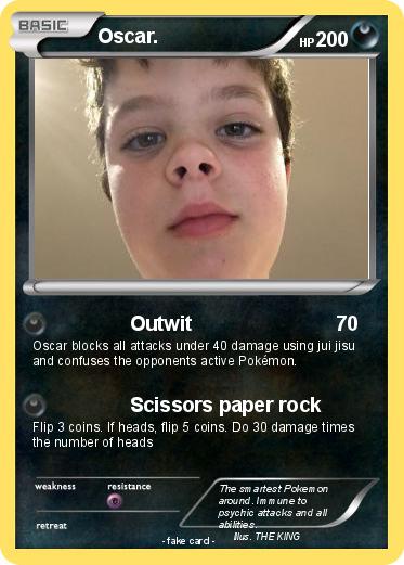 Pokémon Oscar 329 329 - Outwit - My Pokemon Card