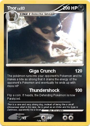 Pokémon Thor 176 176 - Giga Crunch - My Pokemon Card