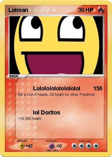 Pokémon Lolman 15 15 - Lololololololololol - My Pokemon Card