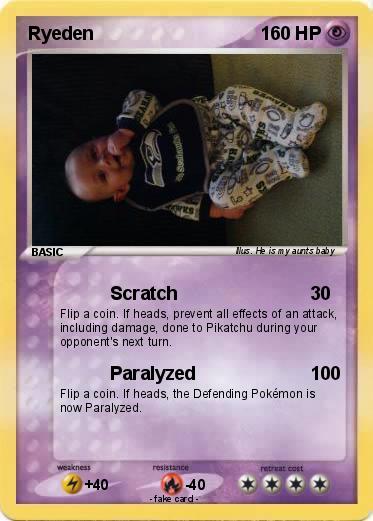Pokémon Ryeden - Scratch - My Pokemon Card