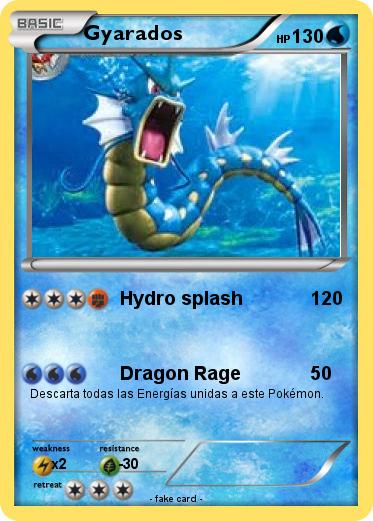 Pokémon Gyarados 909 909 - Hydro splash - Mi carta pokémon