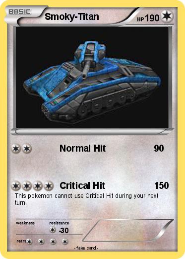 Pokémon Smoky Titan - Normal Hit - My Pokemon Card