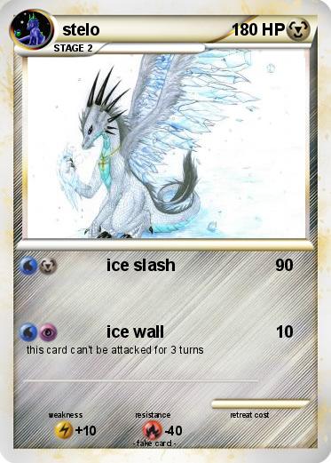 Pokémon stelo - ice slash - My Pokemon Card