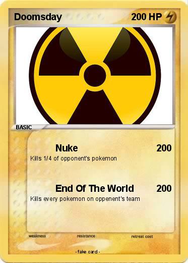Pokémon Doomsday 47 47 - Nuke - My Pokemon Card