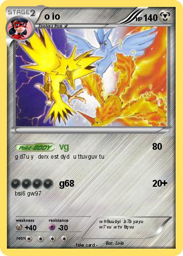 Pokémon o io - vg - My Pokemon Card