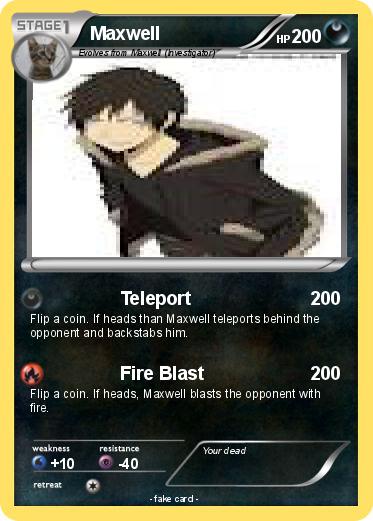 Pokémon Maxwell 172 172 - Teleport - My Pokemon Card