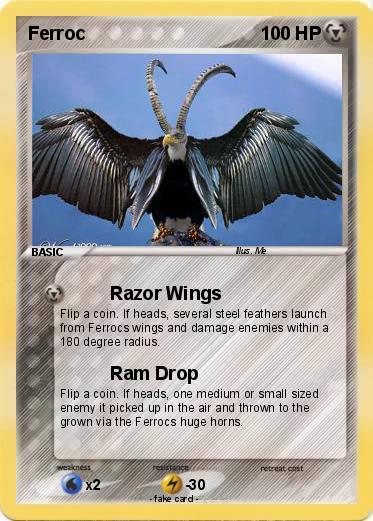 Pokémon Ferroc - Razor Wings - My Pokemon Card