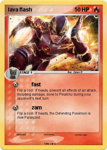 Pokémon lava flash 1 1 - fast - My Pokemon Card