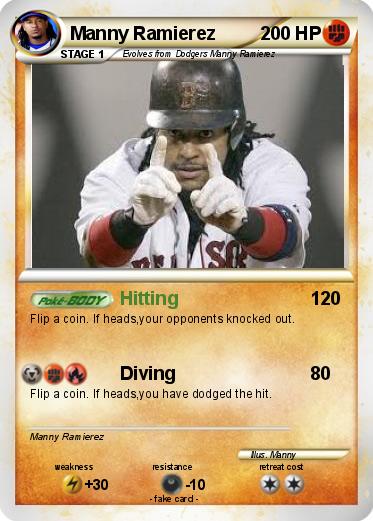 Pokémon Manny Ramierez - Hitting - My Pokemon Card