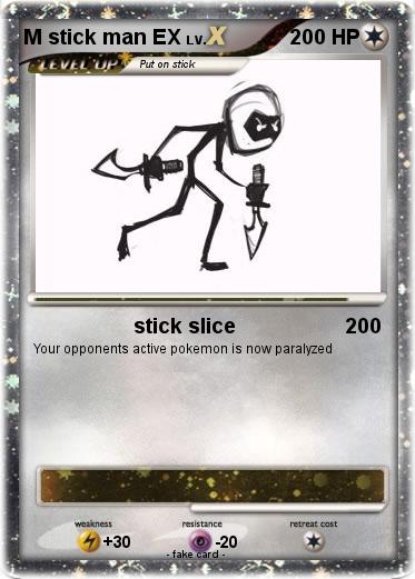 Pokémon stick man 146 146 - stick slice - My Pokemon Card