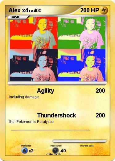 Pokémon Alex x4 - Agility - My Pokemon Card