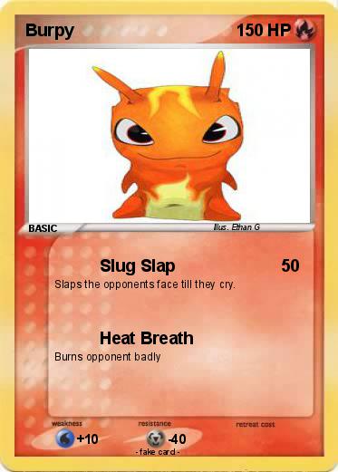 Pokémon Burpy 45 45 - Slug Slap - My Pokemon Card