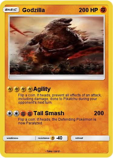 Pokémon Godzilla 2903 2903 - Agility - My Pokemon Card