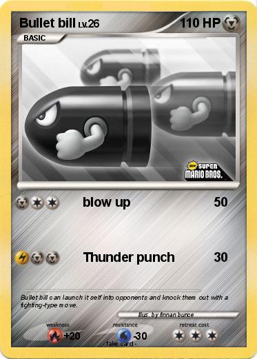 Pokémon Bullet bill 133 133 - blow up - My Pokemon Card