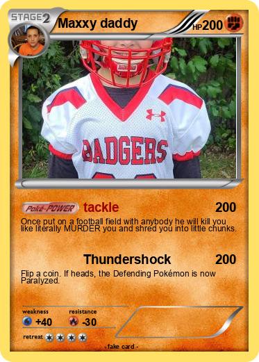 Pokémon Maxxy daddy - tackle - My Pokemon Card