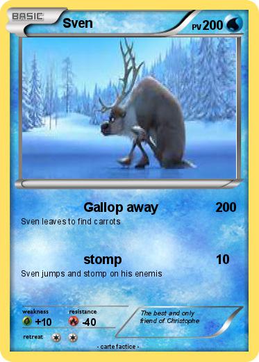 Pokémon Sven 69 69 - Gallop away - Ma carte Pokémon