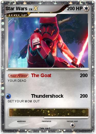Pokémon Star Wars 330 330 - The Goat - My Pokemon Card