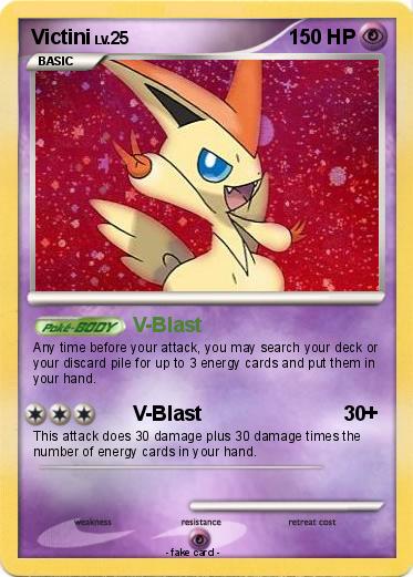 Pokémon Victini 761 761 - V-Blast - My Pokemon Card