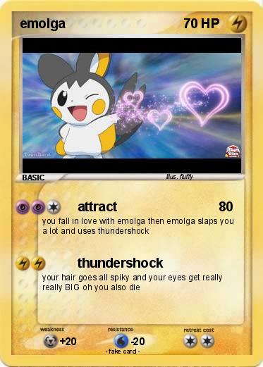 Pokémon emolga 43 43 - attract - My Pokemon Card