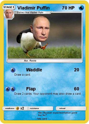 Pokémon Vladimir Puffin - Waddle - My Pokemon Card