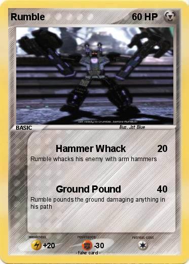Pokémon Rumble 75 75 - Hammer Whack - My Pokemon Card
