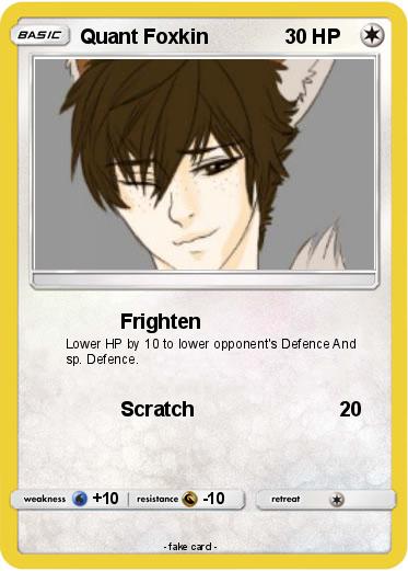 Pokémon Quant Foxkin - Frighten - My Pokemon Card