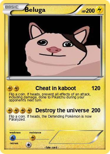Pokémon Beluga 263 263 - Cheat in kaboot - My Pokemon Card