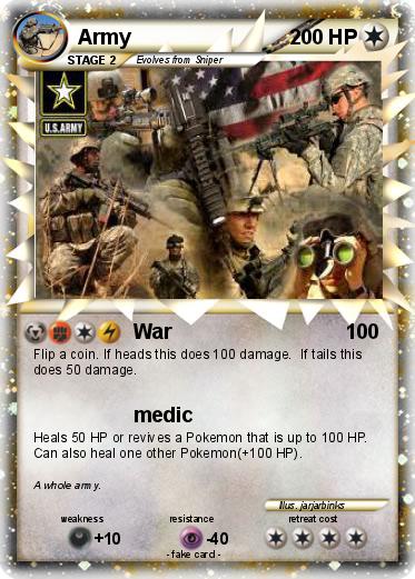 Pokémon Army 580 580 - War - My Pokemon Card