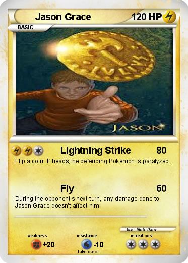 Pokémon Jason Grace 12 12 - Lightning Strike - My Pokemon Card