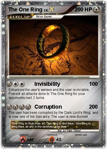 Pokémon The One Ring 15 15 - Invisibility - My Pokemon Card