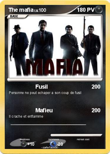 Pokémon The mafia 2 2 - Fusil - Ma carte Pokémon