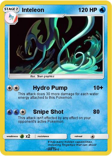 Pokémon Inteleon - Hydro Pump - My Pokemon Card