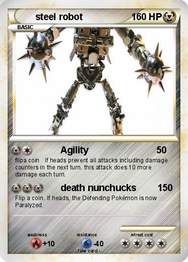 Pokémon steel robot - Agility - My Pokemon Card