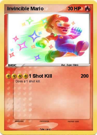 Pokémon Invincible Mario 27 27 - 1 Shot Kill - My Pokemon Card