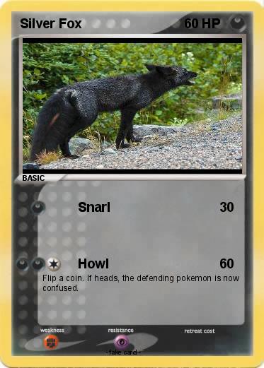 Pokémon Silver Fox 2 2 - Snarl - My Pokemon Card