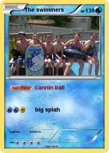 Pokémon The swimmers - cannin ball - My Pokemon Card