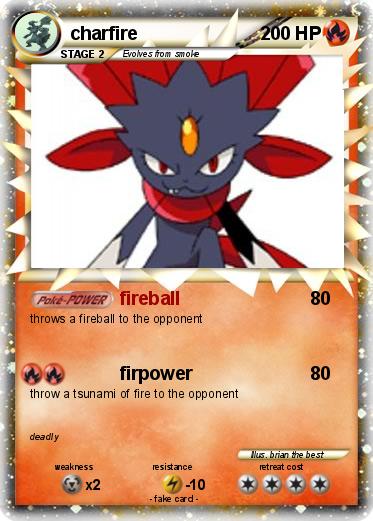 Pokémon charfire - fireball - My Pokemon Card