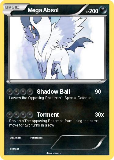 Pokémon Mega Absol 116 116 - Shadow Ball - My Pokemon Card