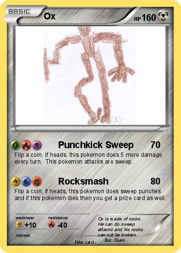 Pokémon 1 50470 50470 - Punchkick Sweep - My Pokemon Card