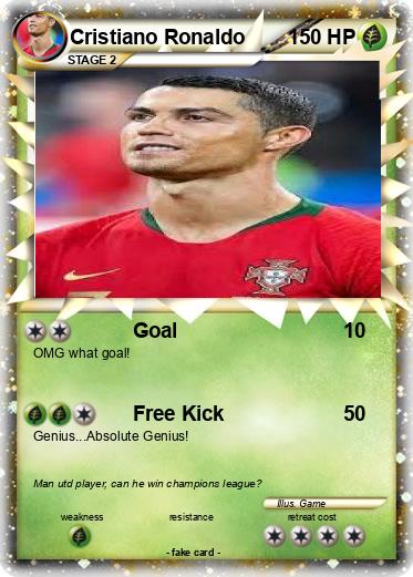 Pokémon Cristiano Ronaldo 783 783 - Goal - My Pokemon Card