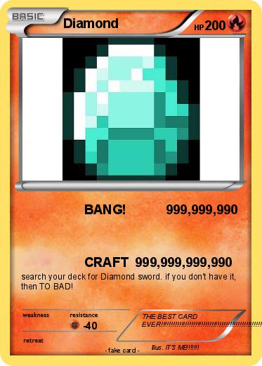 Pokémon Diamond 842 842 - BANG! 999,999,990 - My Pokemon Card